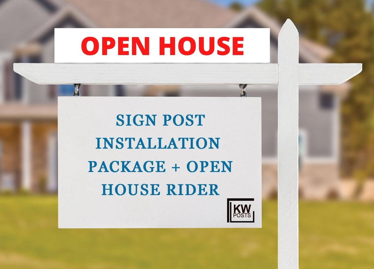 Real Estate Sign Post Installation - KWPosts